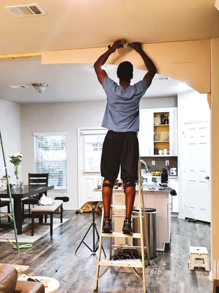 How to DIY Build an Archway as Room Divider