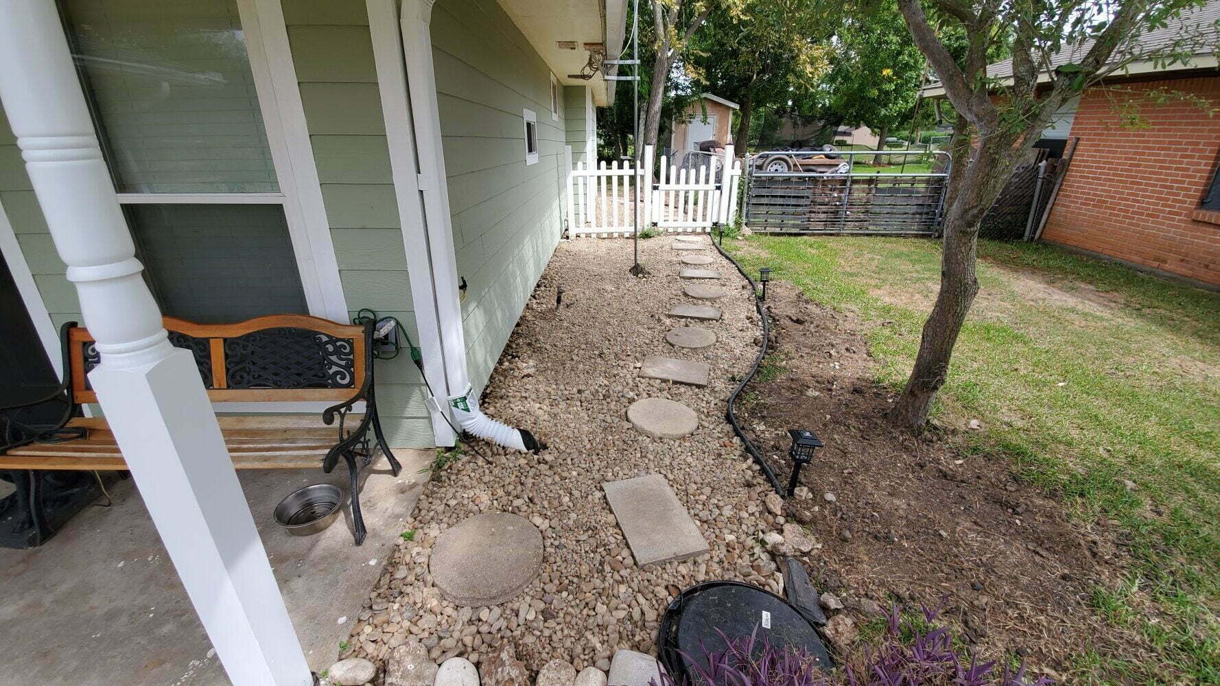 How to Install a French Drain Torrential Rain Drainage Solution